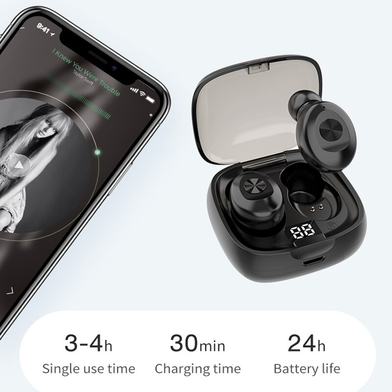 Mini Tws Hoofdtelefoon Draadloze Bluetooth Headset... – Grandado