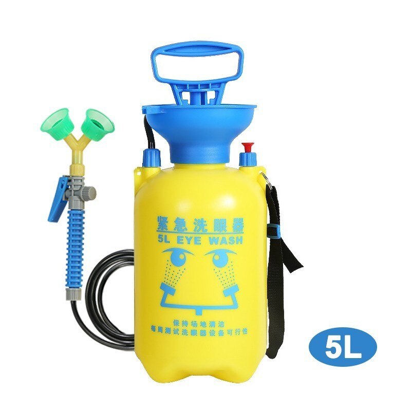 3/5/8L Capacity Portable Emergency Eyewash Double ... – Grandado