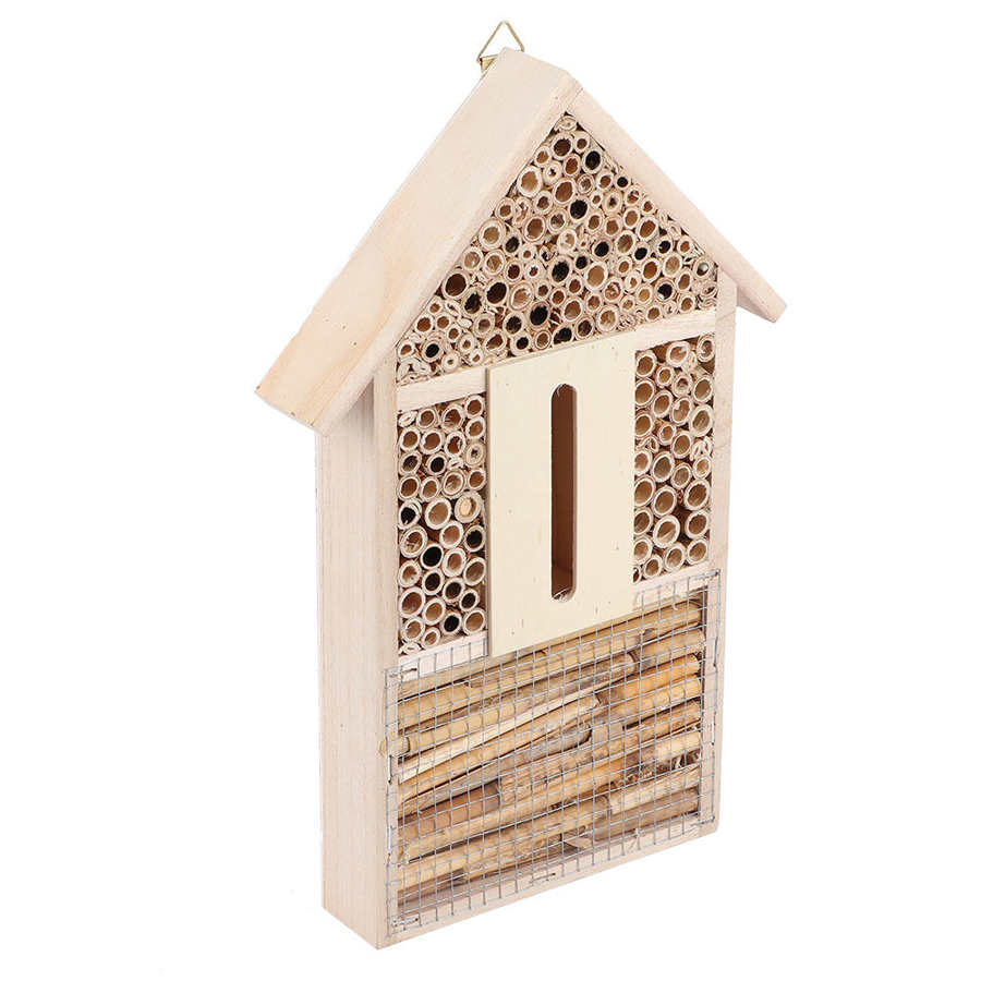 Wooden Insect House Bee House Shelter Garden Insec... – Grandado
