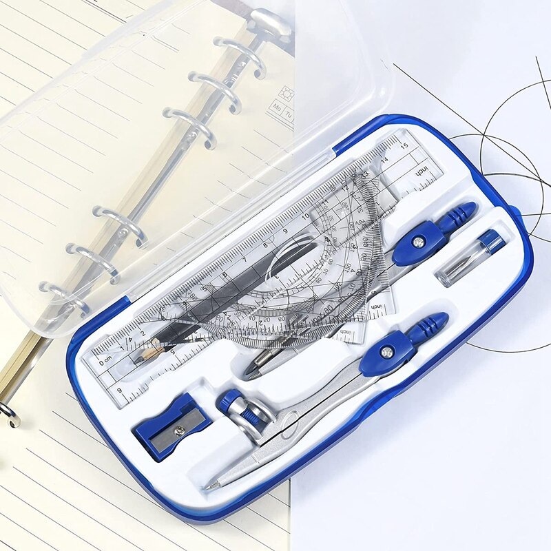 10 Piece Math Geometry Kit Sets Student Supplies f... – Vicedeal