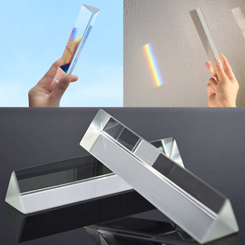 1PC Triangular Optical Prisms Glass Physics Teachi... – Grandado