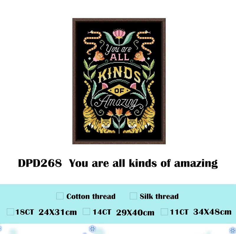 You are all kinds of amazing cross stitch kit cott... – Grandado