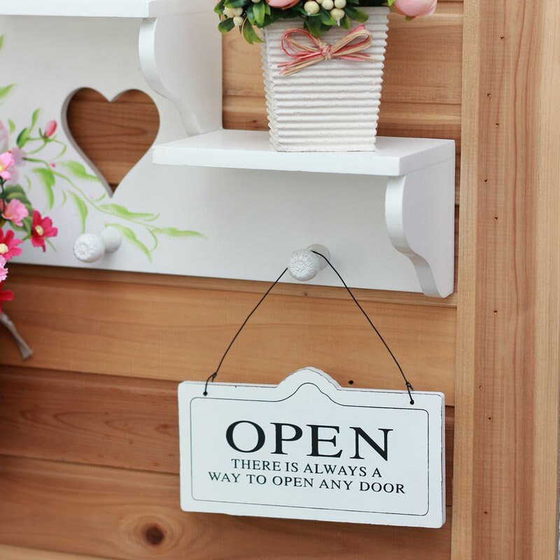 Open&closed Shop Wood Sign Pastoral Style Shop Doo... – Grandado