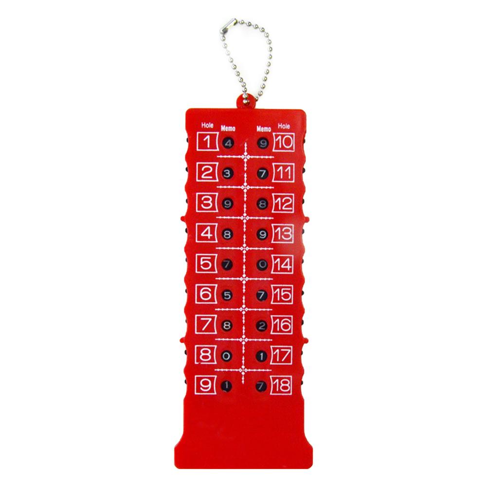 18 Holes Golf Scorecard Draagbare Golf Stroke Coun... – Vicedeal