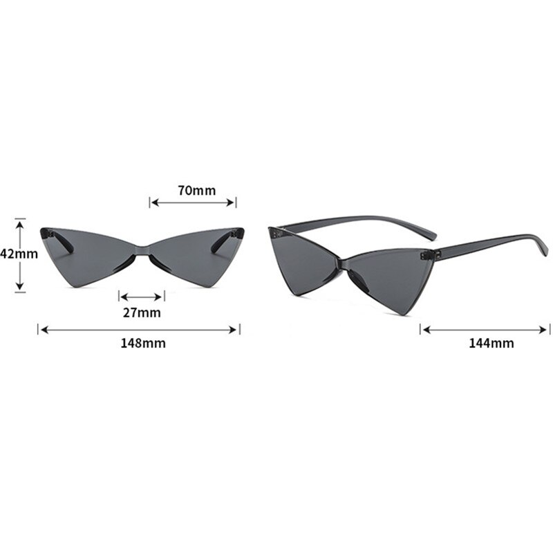 Green Glasses Women Candy Color Sun Glasses Ladies... – Grandado