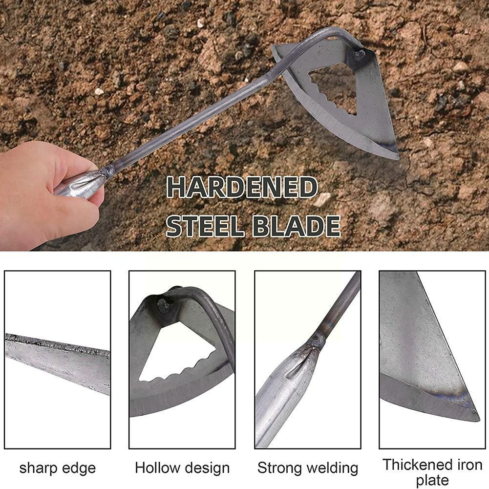 All-Steel Hardened Hollow Hoe Agriculture Hand Far... – Grandado