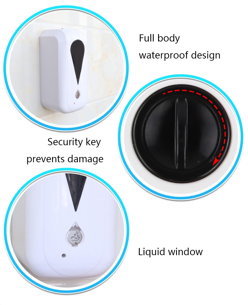 1200ml Capacity Magic Automatic Soap Dispenser Tou... – Vicedeal