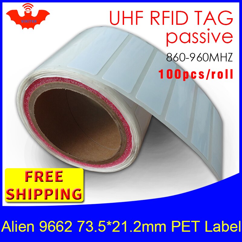 UHF RFID tag EPC 6C sticker Alien 9662 printable P... – Vicedeal