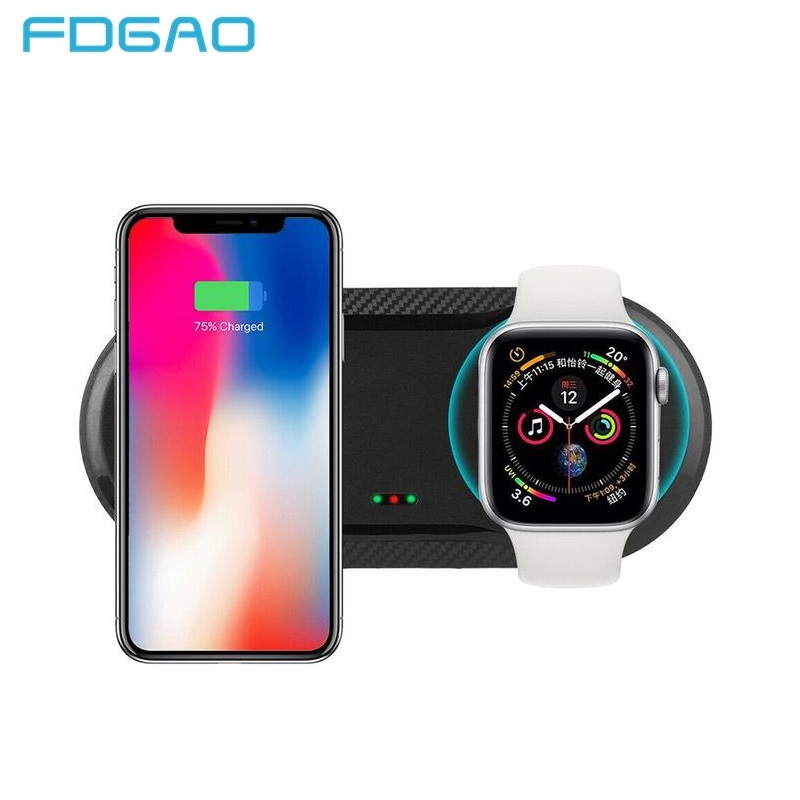 FDGAO 2 in 1 10W Qi Wireless Charger Docking Stati... – Grandado