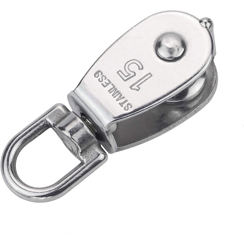 10 Pcs Wire Rope Pulley Block Lifting Swivel Hook ... – Grandado