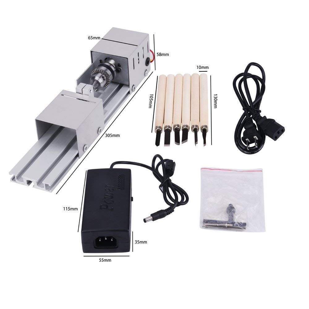 Mini Cnc Lathe Beads Machine Woodwork Diy Lathe St Grandado