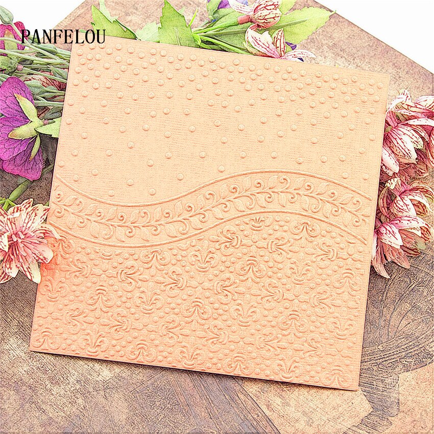 PANFELOU Raindrops branches Embossing folders Plas... – Grandado