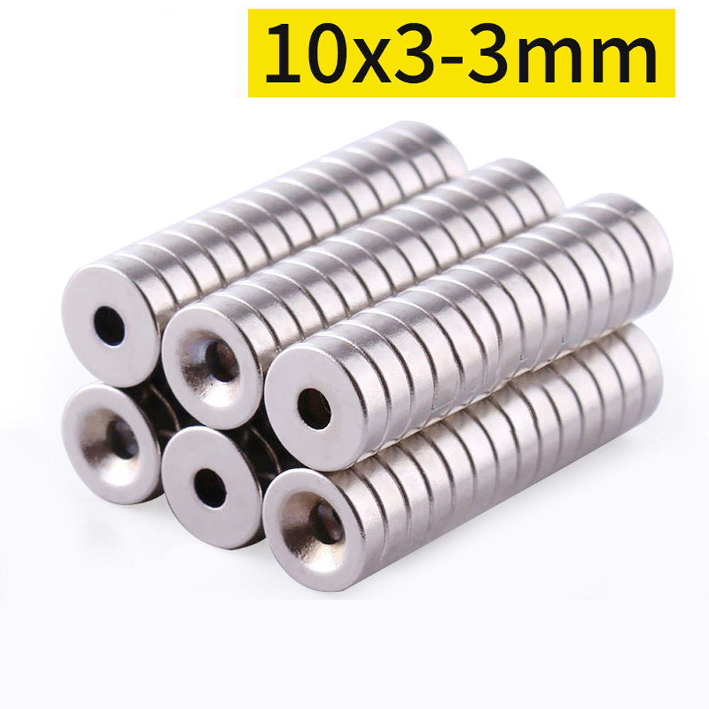 10pcs 10x3-3mm Neodymium Magnets Dia 10mm Thicknes... – Grandado