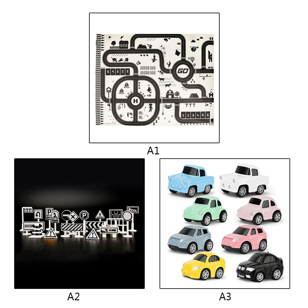 130*100CM Auto Park Spelen Mat Taffic Snelweg Kaar... – Grandado