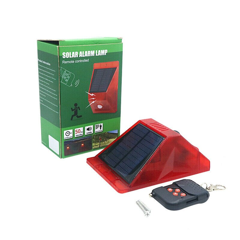 IP65 waterproof Solar Alarm Light Wireless Motion ... – Vicedeal