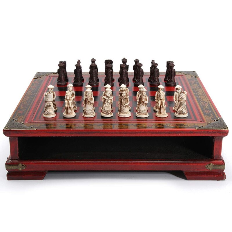 32Pcs/Set Wooden Table Chess Chinese Chess Games R... – Grandado