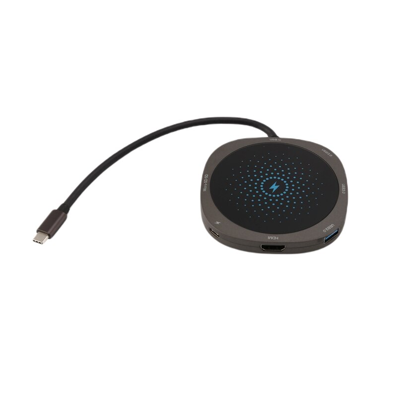 Type-C Hub Wireless Charger USB C Docking Station ... – Grandado