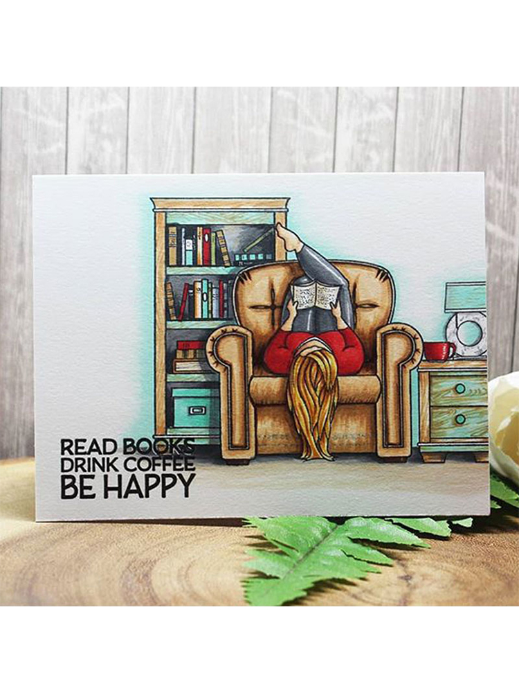 4x6 inch Reading time Clear Stamps for DIY Scrapbo... – Grandado