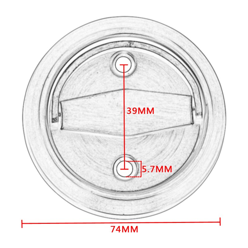 Myhomera Rvs 304 Inbouw Onzichtbare Cup Handvat Ve... – Grandado