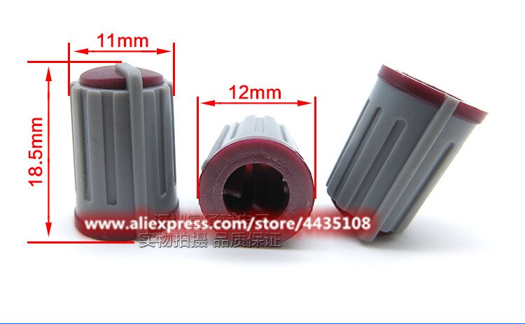 50pcs plastic knob 12 * 18.5MM plastic potentiomet... – Grandado