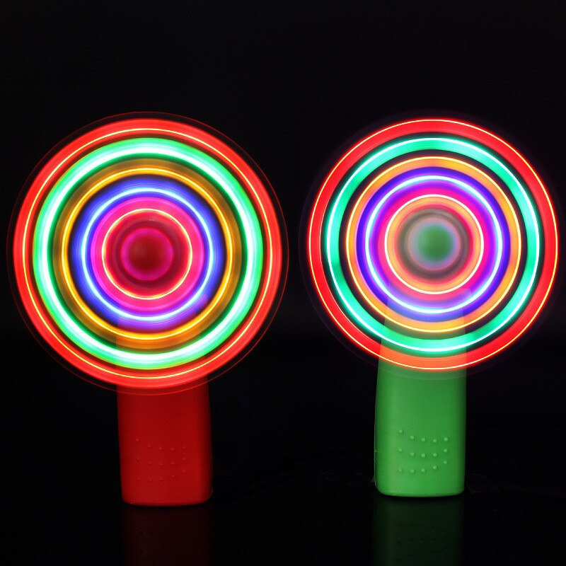 1 Pc Mini Cute Fan Luminous Toy Colorful Lights Pr... – Vicedeal