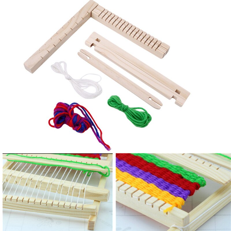 Traditional Wooden Hand Knitting Weaving Loom Toy ... – Grandado