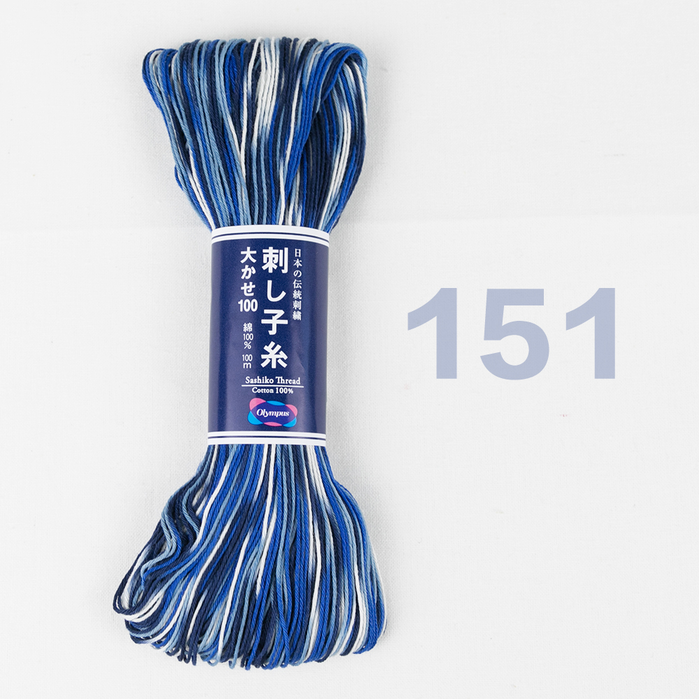 100Meter/piece Sashiko Gradient Color Thread 100% ... – Grandado