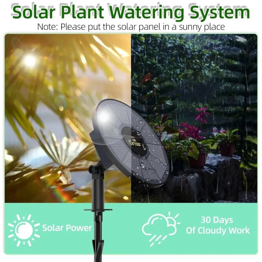 Solar Powered Water Dispenser Garden Drip Irrigati... – Grandado