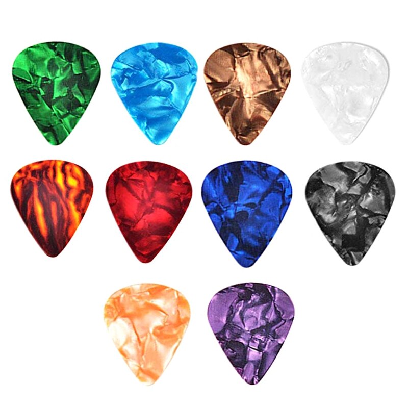 Celluloid Pick Plectrum Hearted Shape Picks for Gu... – Grandado