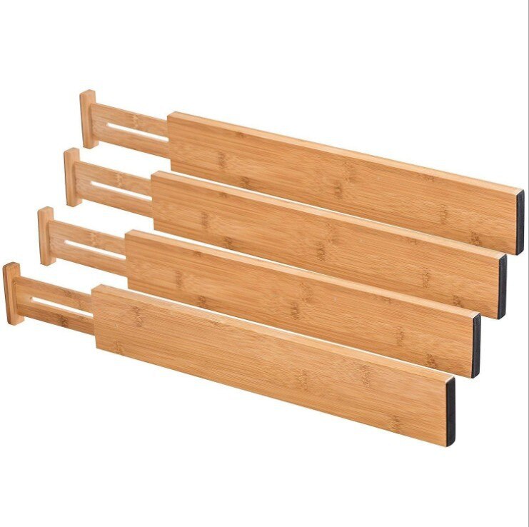 Bamboo Drawer Dividers Kitchen Drawer Organizer Ad... – Grandado