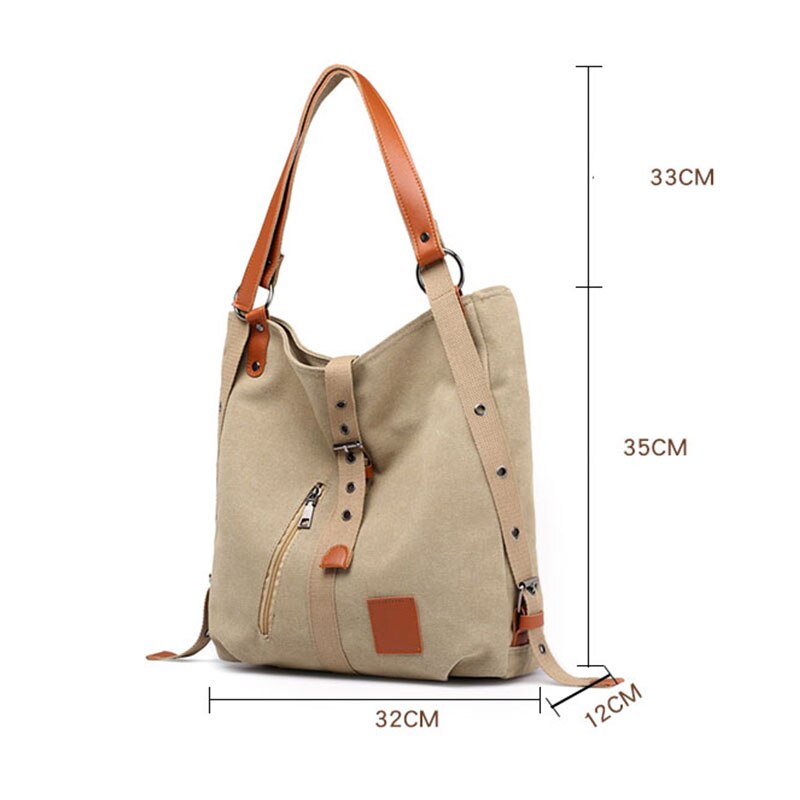 Women's Casual Shoulder Bag Large Capacity Canvas ... – Grandado