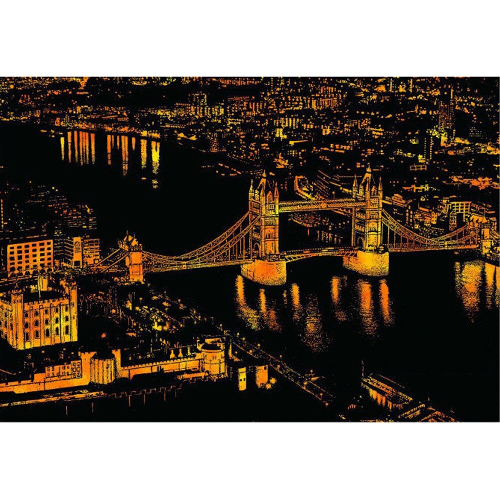 Kids Scratch Art Paper Frankrijk Parijs Diy Schrap... – Grandado