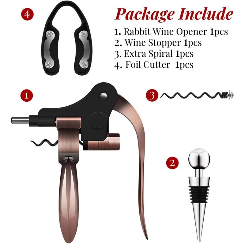 Wine Opener Set - Premium All-In-One Wine Bottle O... – Grandado