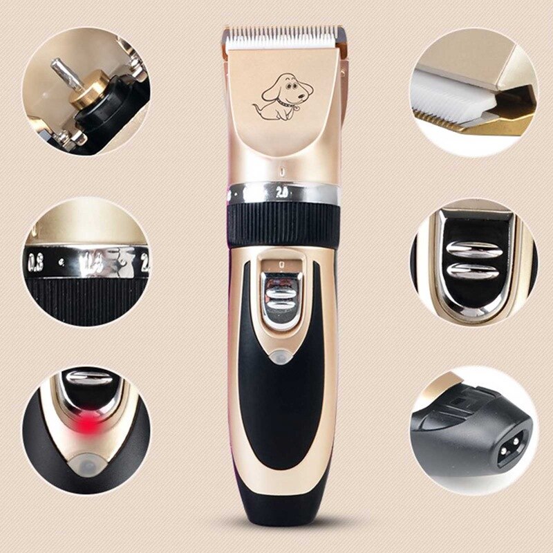 Dog Grooming Kit, Low Noise Rechargeable Dogs Shav... – Grandado