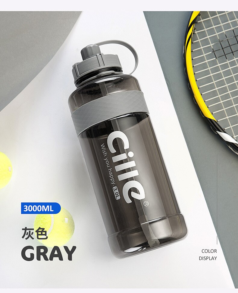 1000ml BPA Free Sport Drinking Water Bottle with S... – Grandado