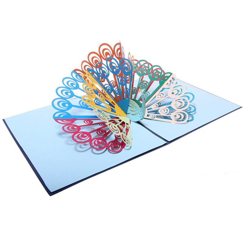 Pop Up Greeting Card Hollow-out Party Card Decor 3... – Grandado