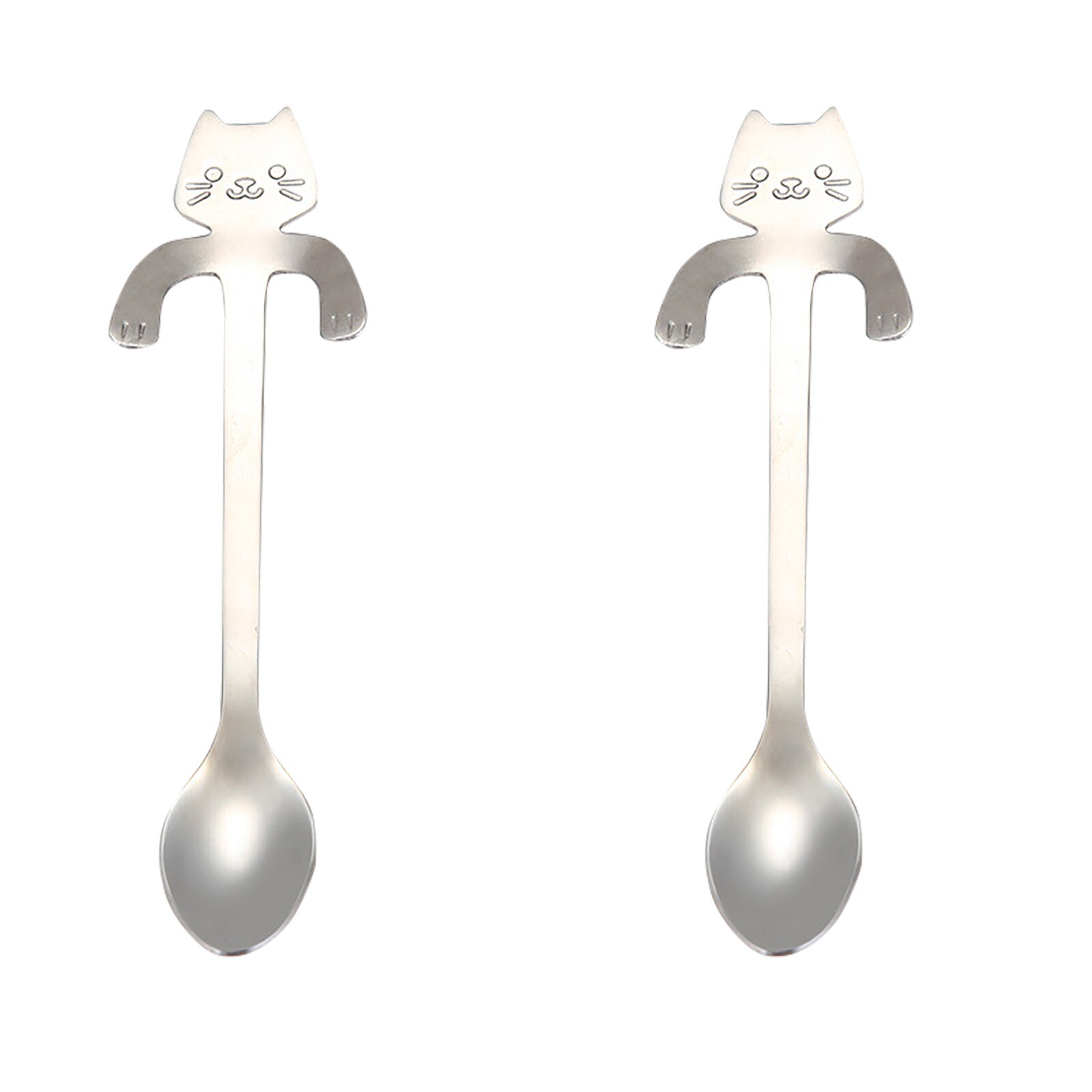 30# Cat Spoon Short Handle Spoons Flatware Coffee ... – Grandado