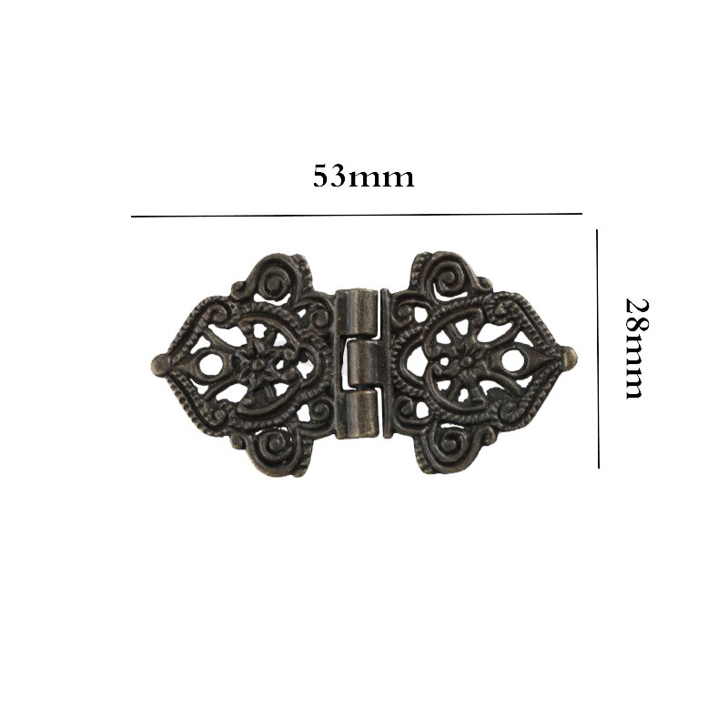 2pcs Vintage Alloy Hollow Flower Hinge,Chinese Fur... – Vicedeal