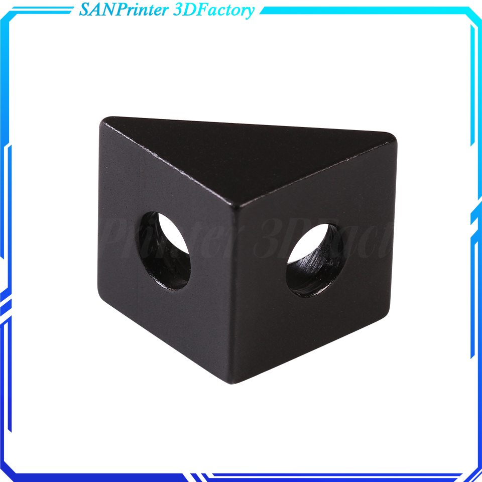 V slot Black Angle Corner Connector 90 Degree Angl... – Vicedeal