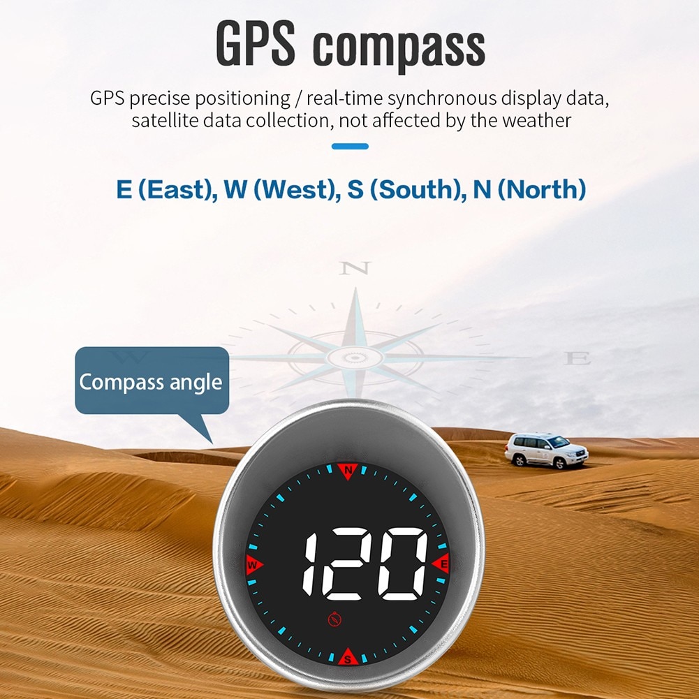 G5 HUD GPS Speedometer HD HUD Car Head Up Display ... – Vicedeal