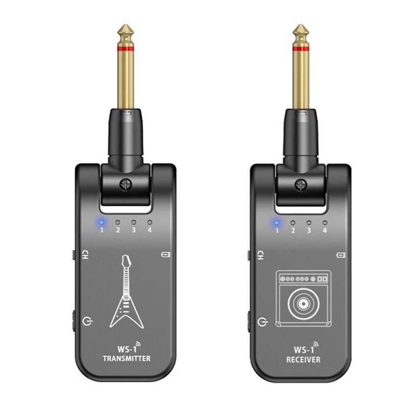 WS1 2.4G Wireless Guitar System Transmitter Receiv... – Grandado