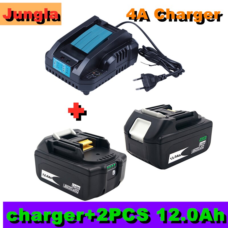 BL1860 Rechargeable Battery 18 V 12000mAh Lithium ... – Grandado