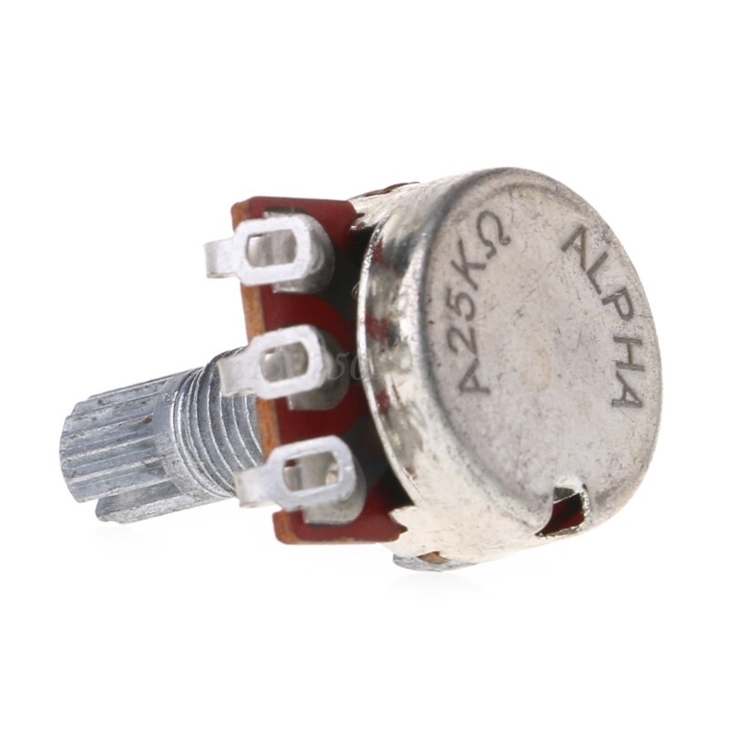 A25K Potentiometer Splined Pot Electric Guitar Bas... – Grandado