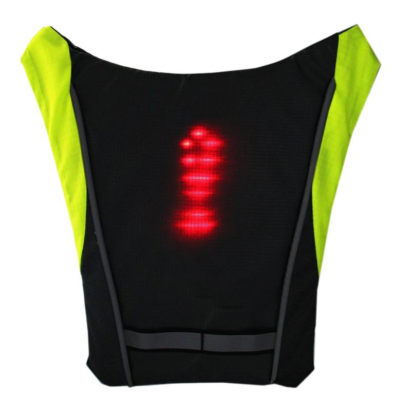 Cycling Vest LED Wireless Remote Safety Turn Signa... – Grandado