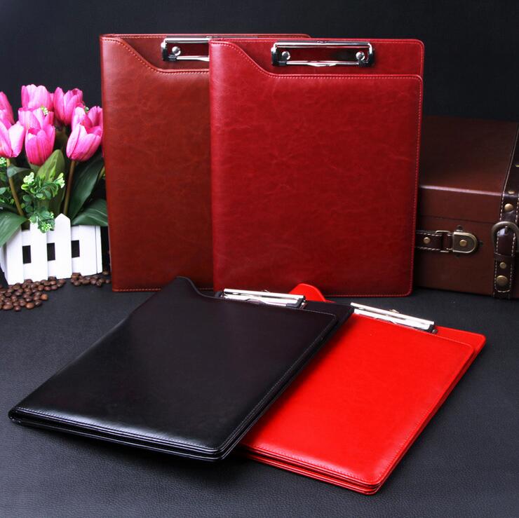 A4 Red Leather Password Document Bag Manager File ... – Vicedeal