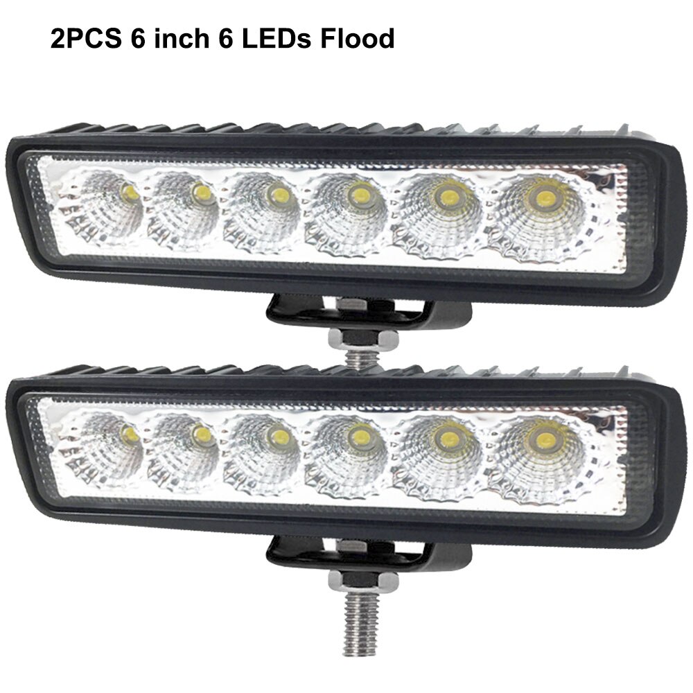 2PCS Led Verlichting 4-6 inch LED Bar voor Auto 4x... – Vicedeal