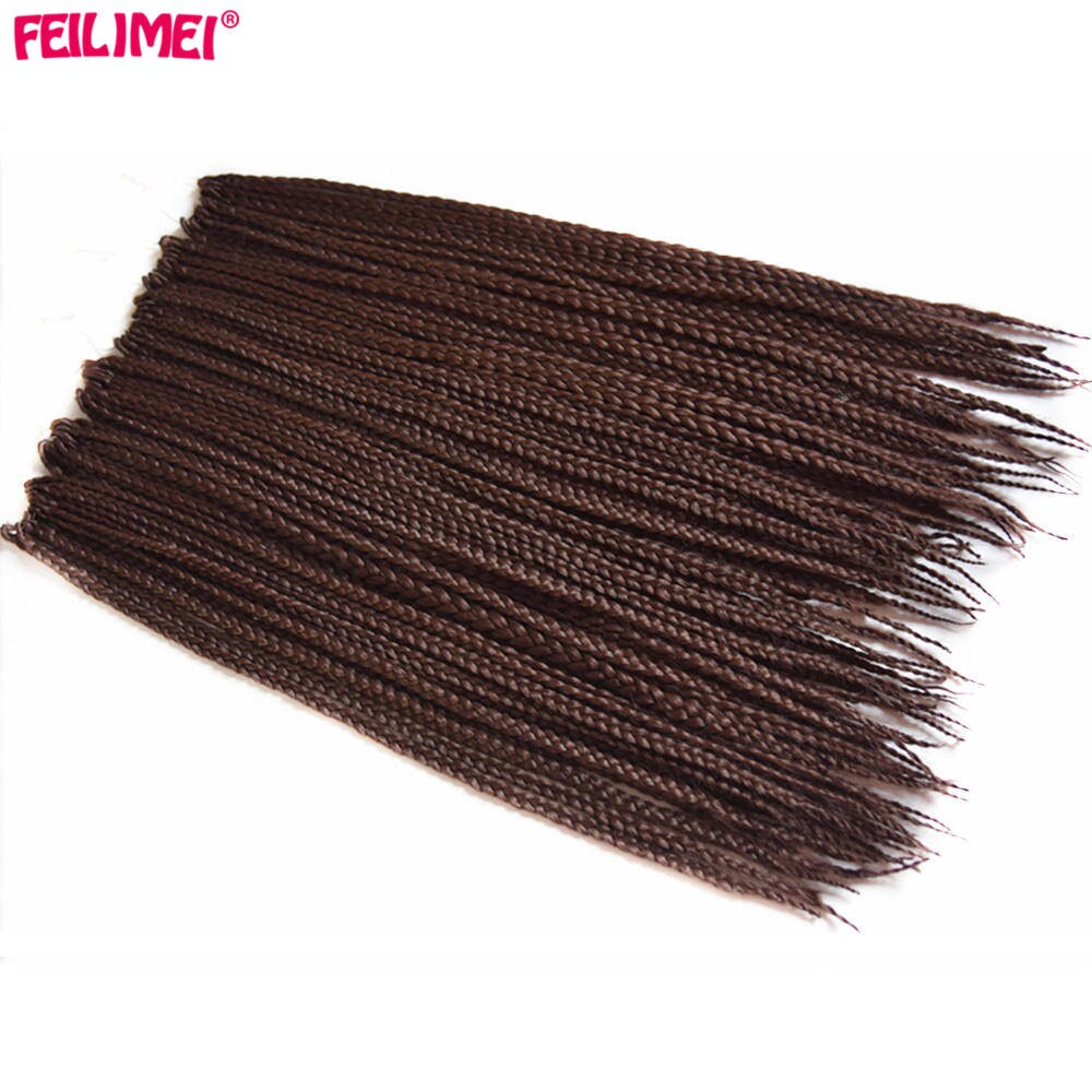 Feilimei Ombre 3S Box Braids Hair 22 Inch 100g Syn... – Grandado