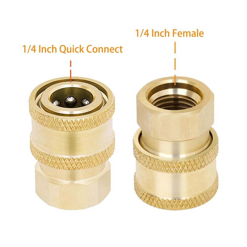 3 Pack Pressure Washer Coupler, Quick Connect Fitt... – Vicedeal