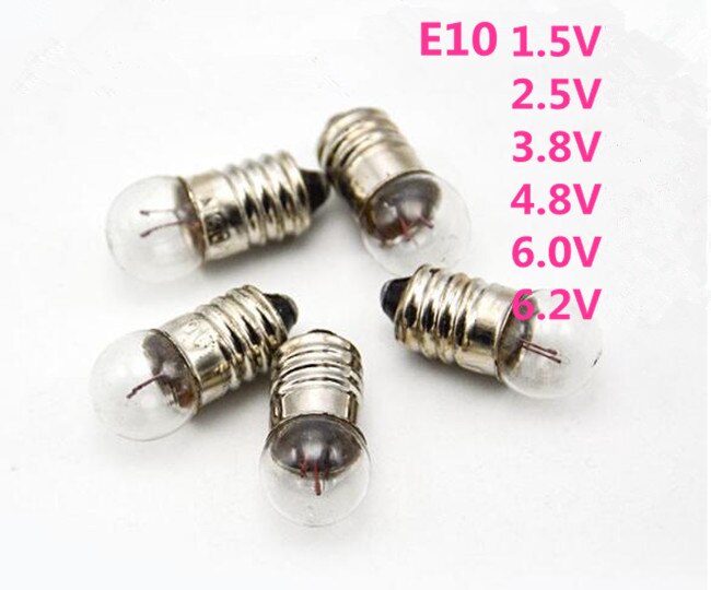 10pcs /lot Instrument small lamp beads E10 3.8V E1... – Grandado