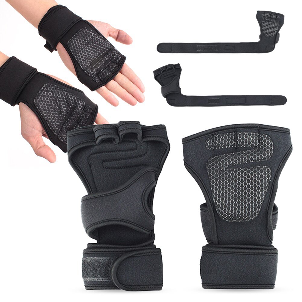 Gym Fitness Hand Handschoenen Palm Protector Wrist... – Vicedeal